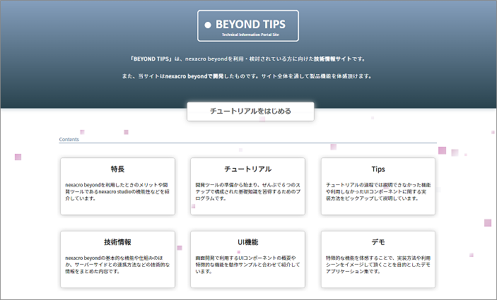 NEXACRO BEYOND評価版 | Nexaweb